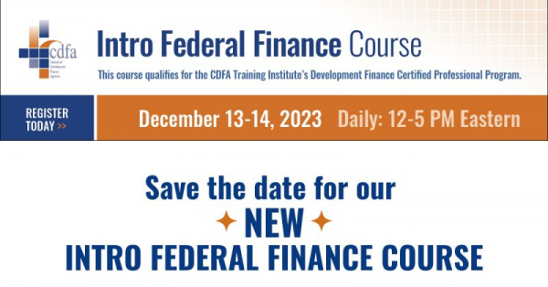 CDFA Intro Federal Finance Course | Best Practices for Assembling Your ...